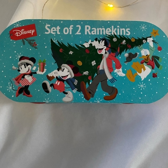Disney | Kitchen | Nwt Disney Mickey Christmas Ramekins | Poshmark